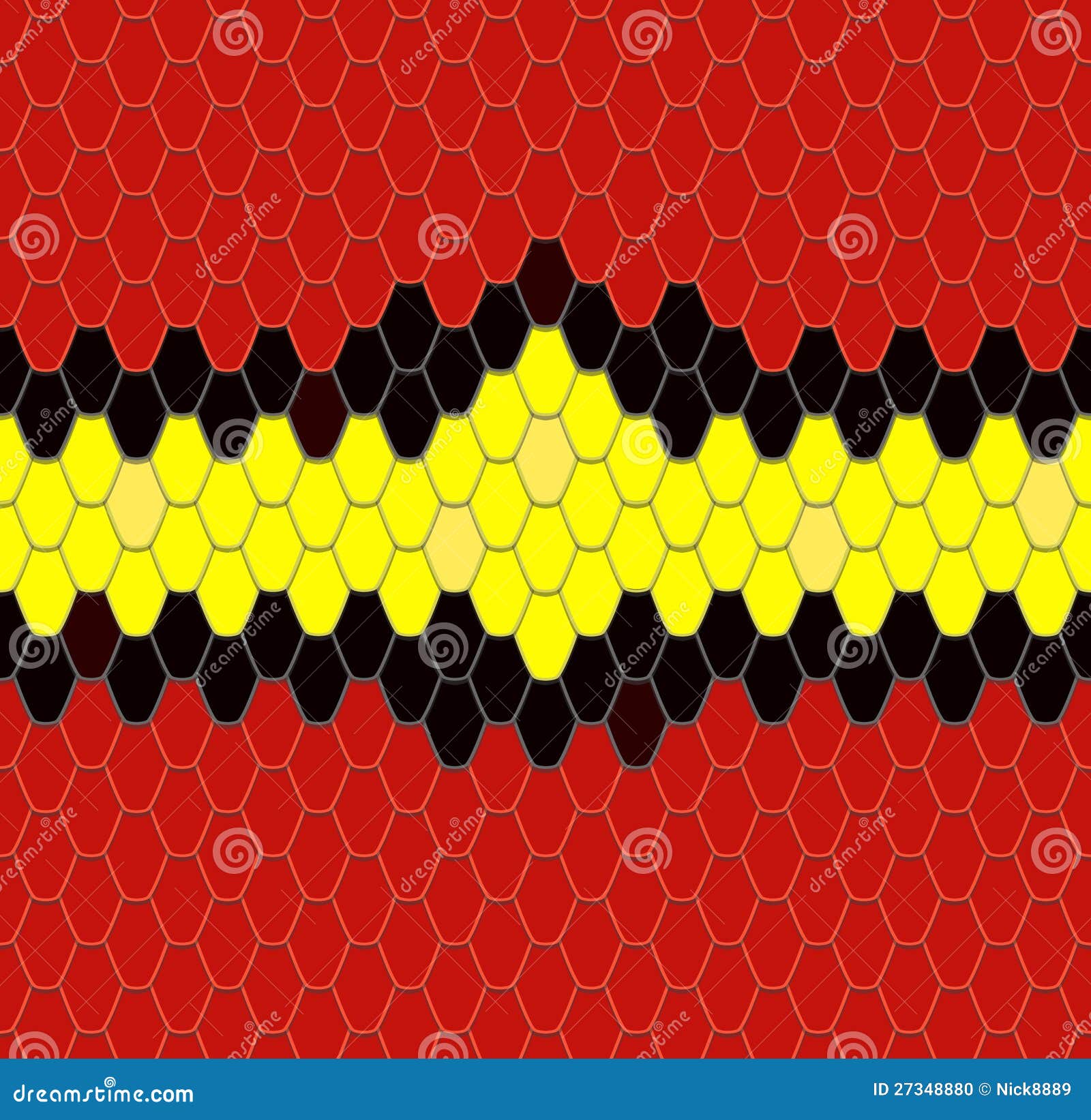Coral Snake Skin, Seamless Pattern Stock Vector - Illustration of ...