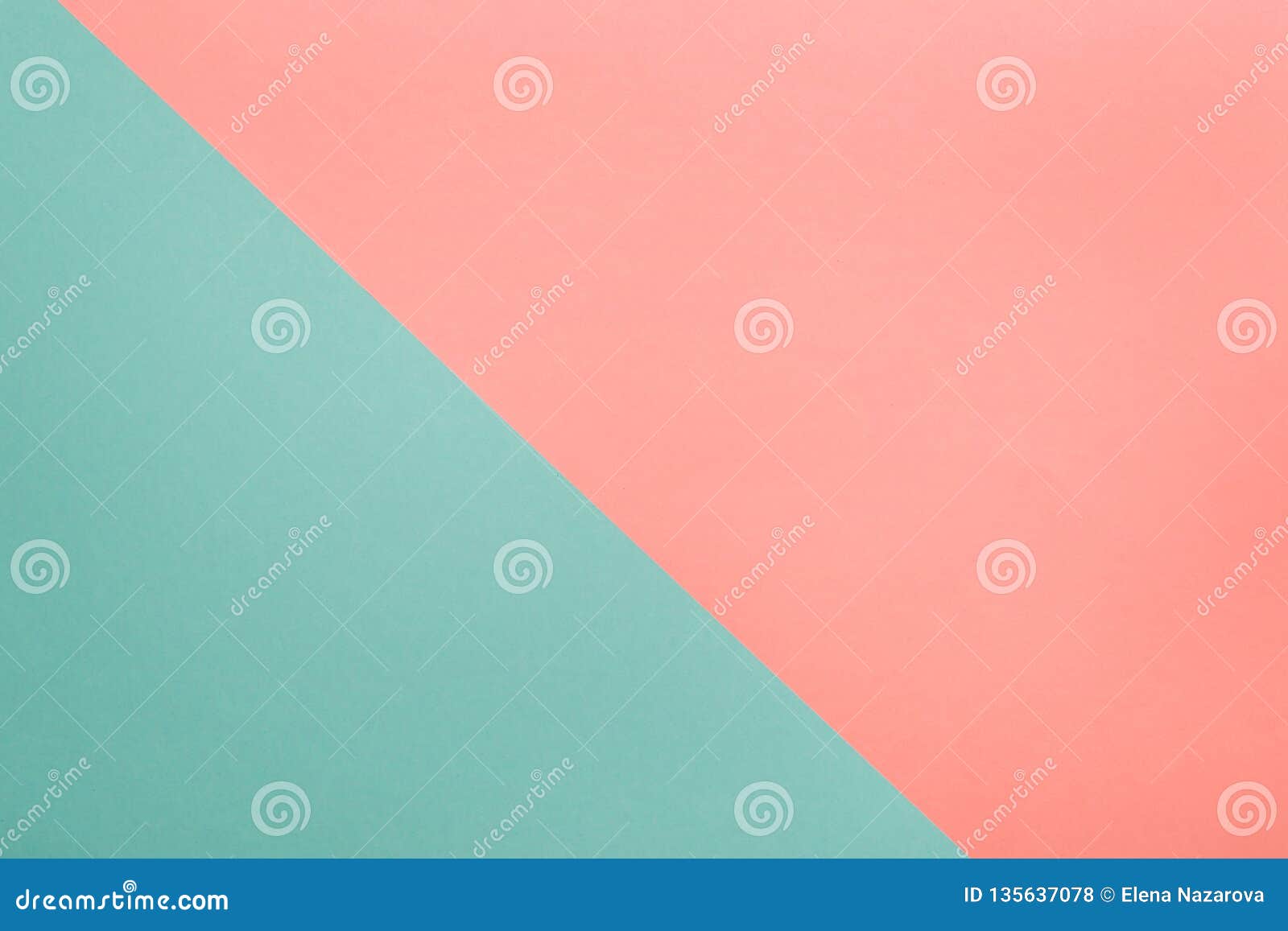 Coral and Turquoise Abstract Geometric Paper Background Stock Photo ...