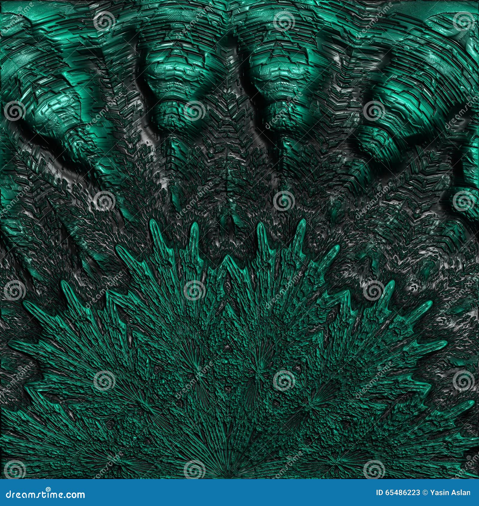 Corallo verde astratto illustrazione di stock. Illustrazione di ...