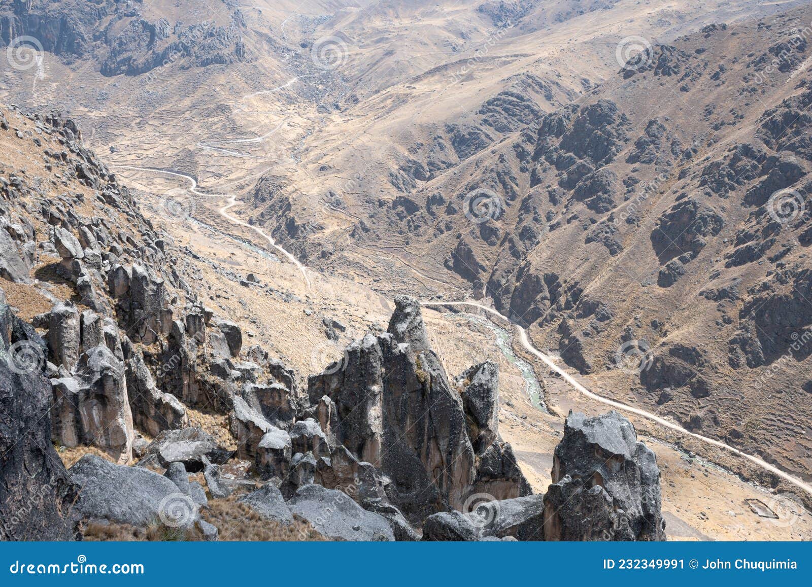 Corani Peru stock image. Image of landscape, valley - 232349991