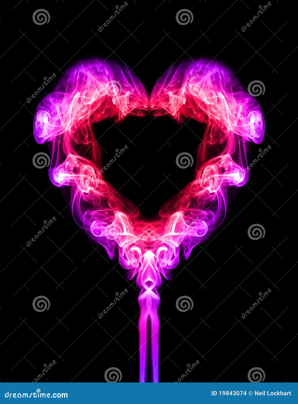 Corazón abstracto del humo foto de archivo. Imagen de oscuro - 19843074