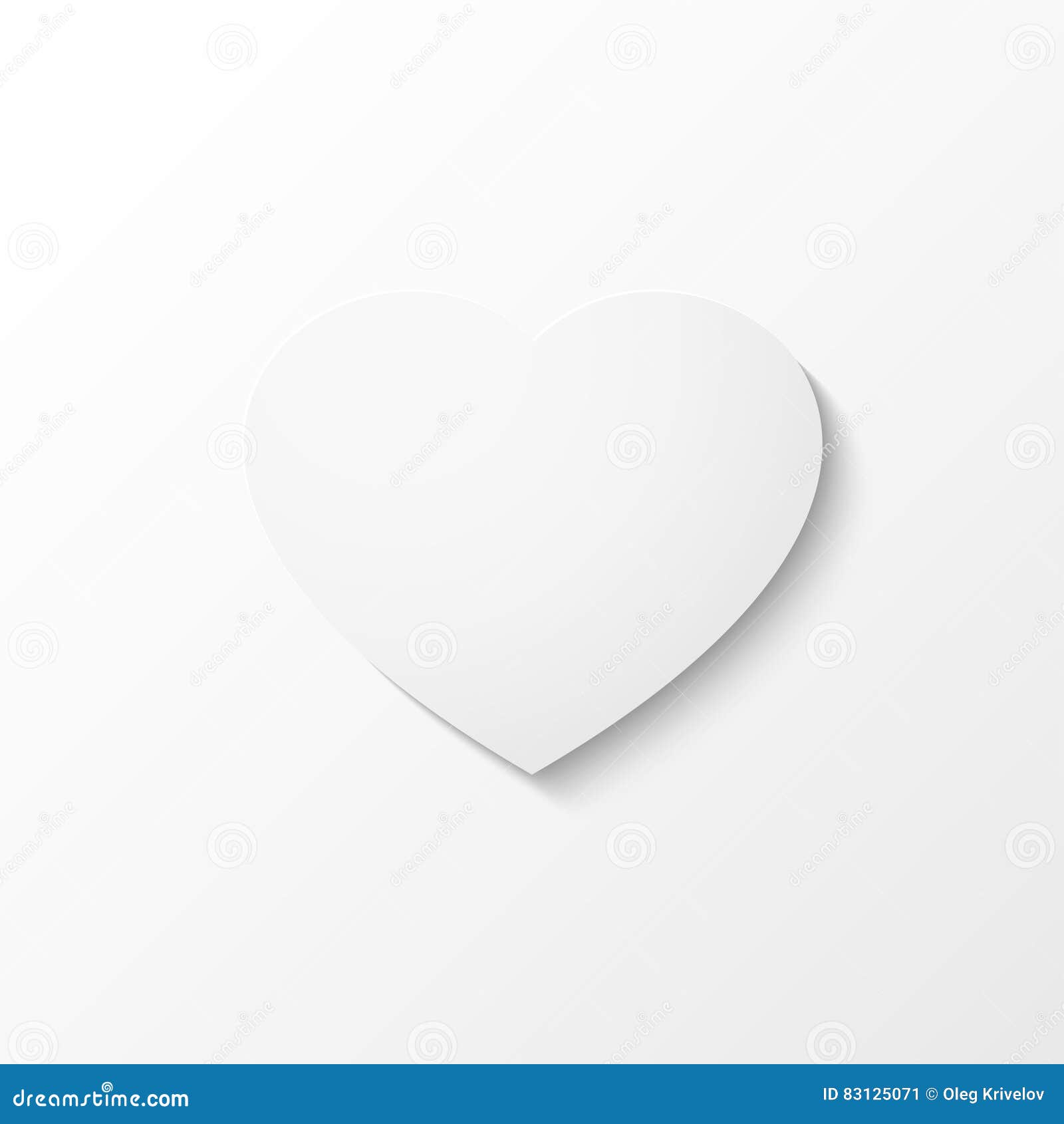 Corazón Blanco Valentines-01 Ilustración del Vector - Ilustración de ...