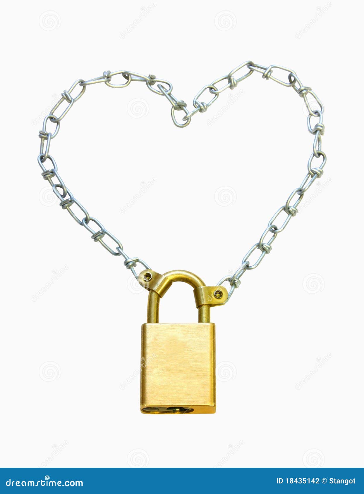 Corazón bloqueado foto de archivo. Imagen de extracto - 18435142