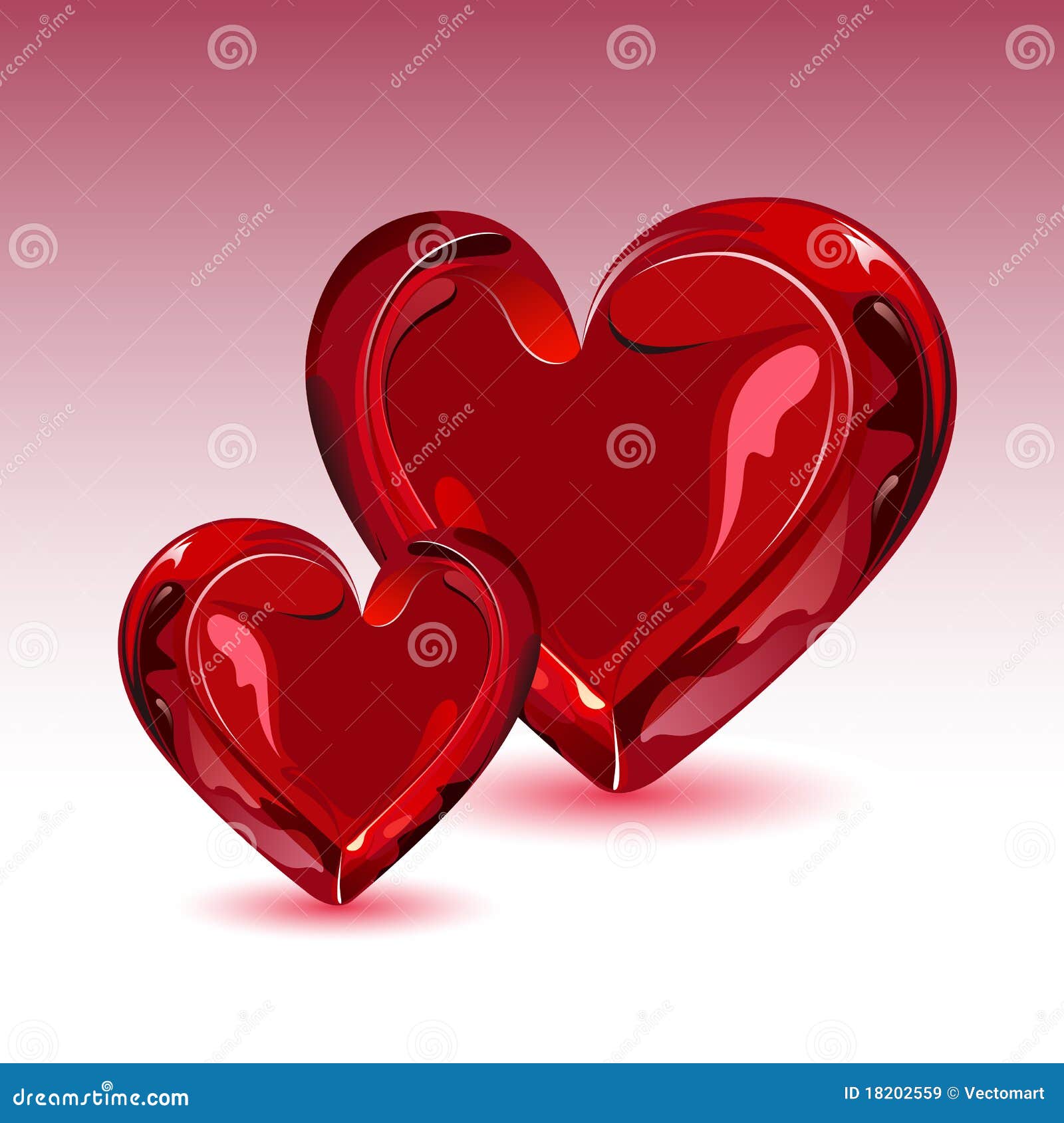 Corazón brillante ilustración del vector. Ilustración de editable ...