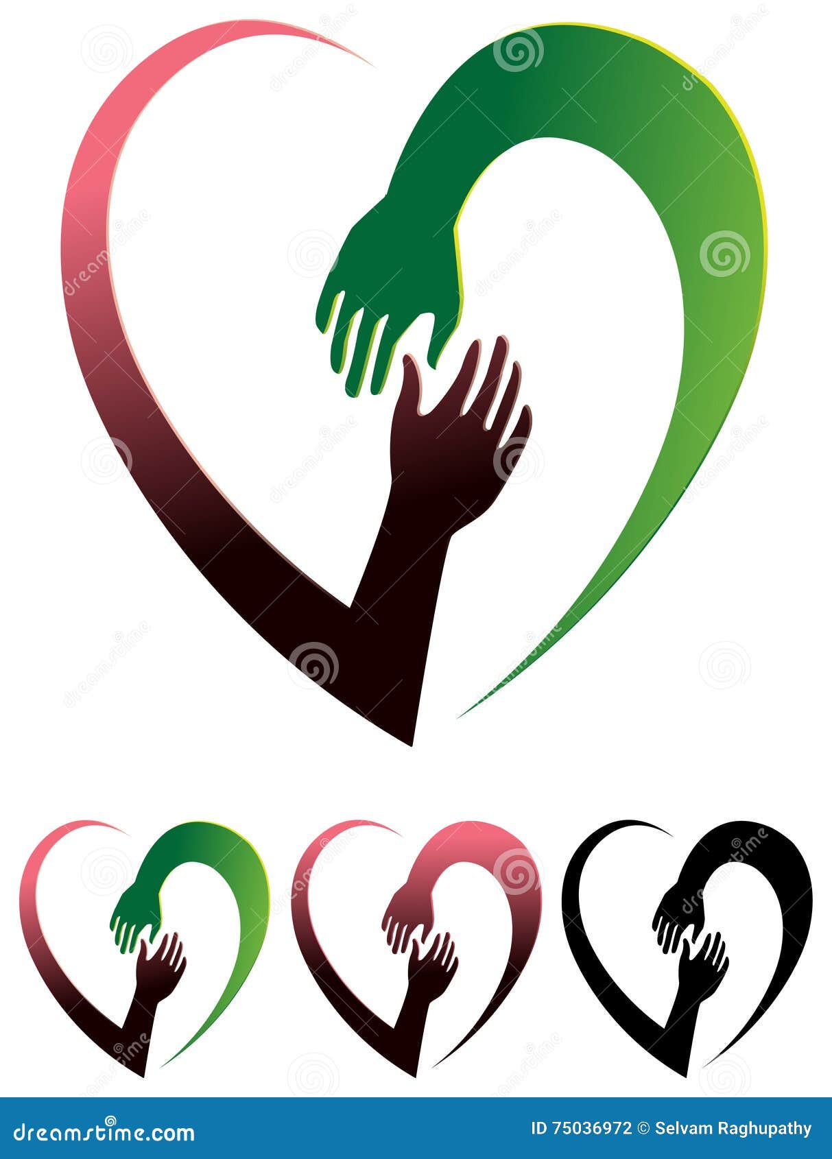 Corazón de ayuda ilustración del vector. Ilustración de ayudar - 75036972