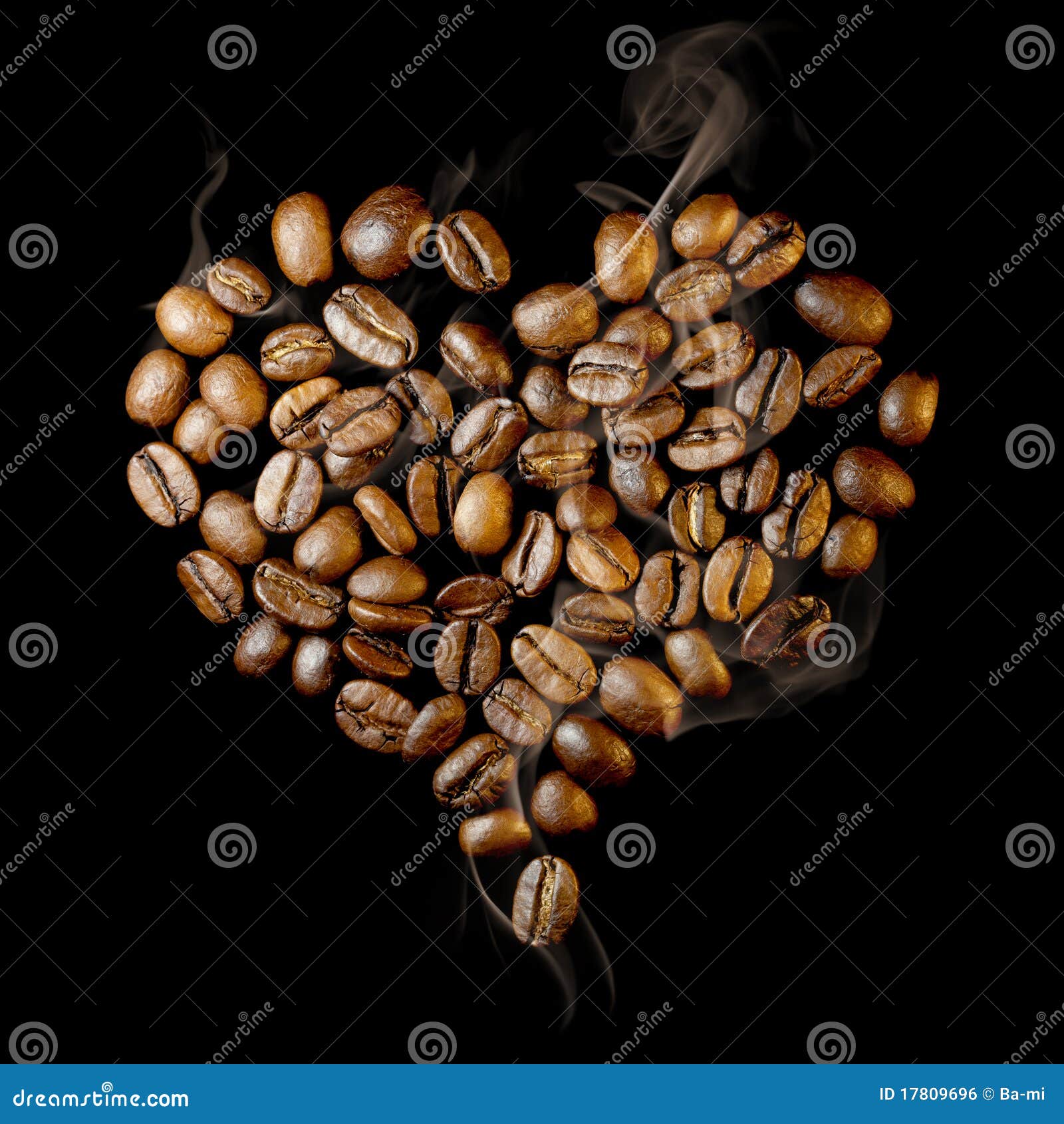 Corazón del café foto de archivo. Imagen de caliente - 17809696