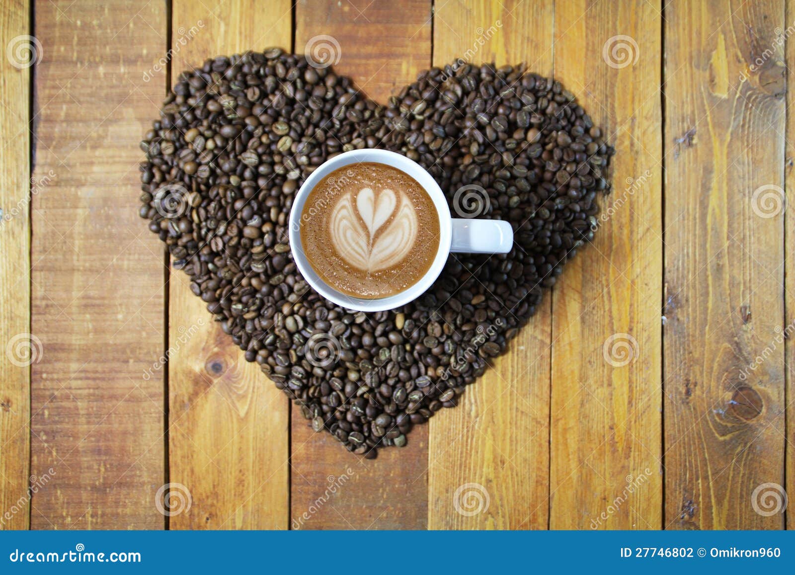 Corazón del café foto de archivo. Imagen de feliz, felicidad - 27746802