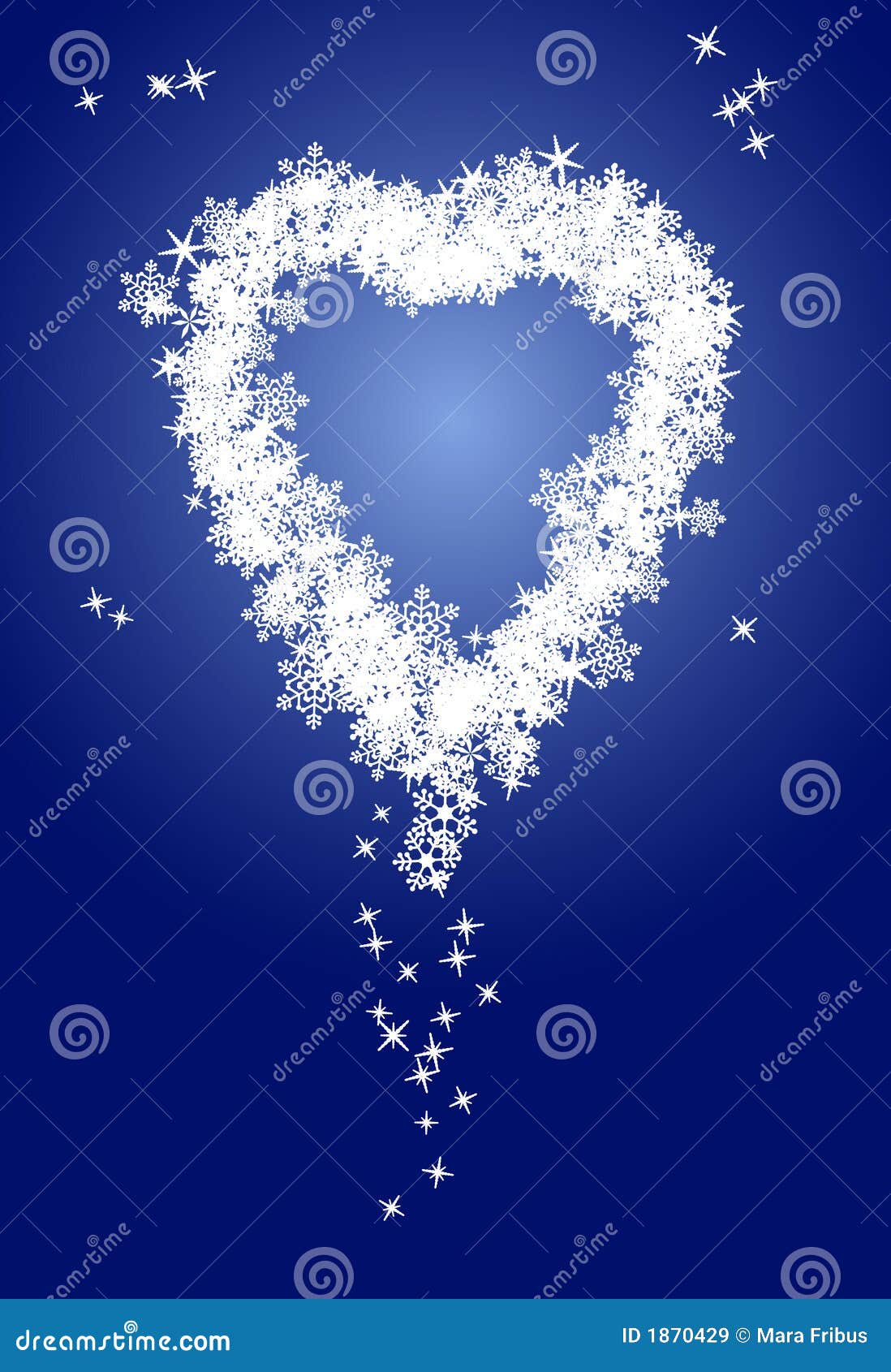 Corazón frío ilustración del vector. Ilustración de valentinas - 1870429