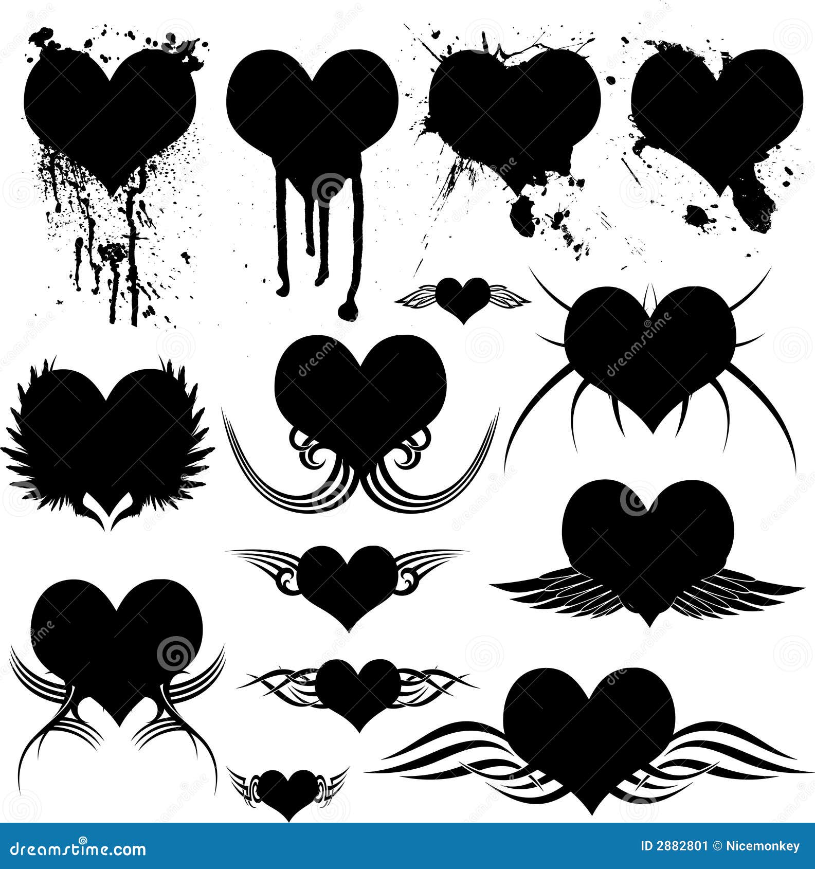 Dibujos De Corazones Goticos 510 Ideas De Corazones | Corazones,