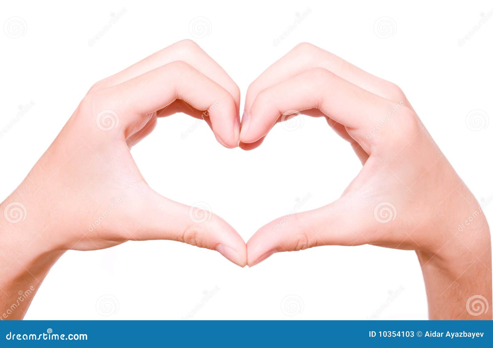 Corazón hecho de las manos imagen de archivo. Imagen de coqueteo - 10354103