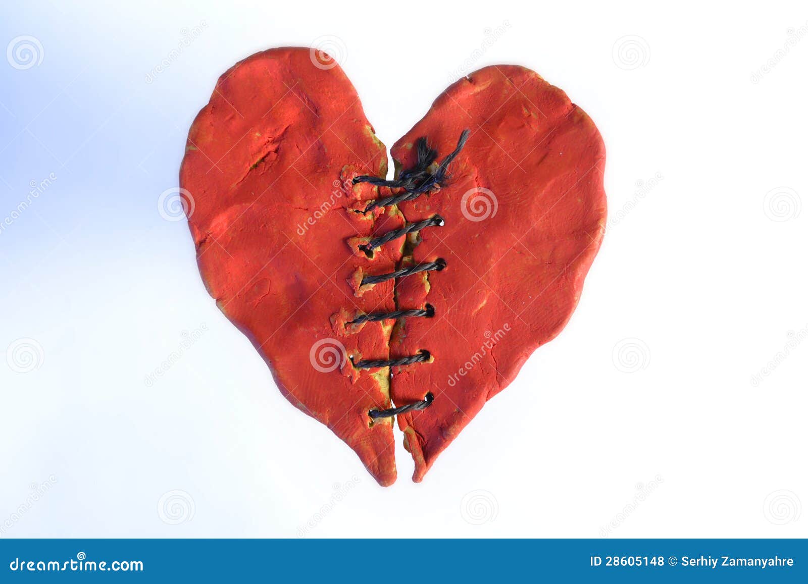 Corazón humano reparado foto de archivo. Imagen de pérdida - 28605148