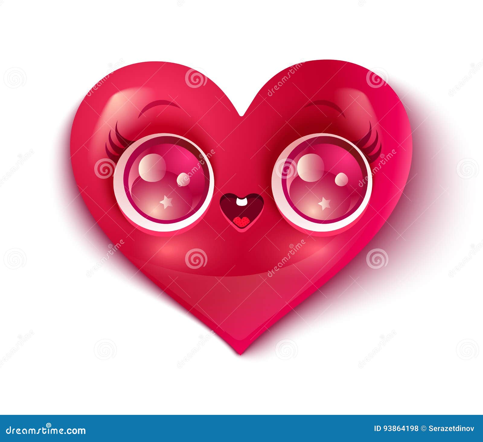 Corazón lindo del vector ilustración del vector. Ilustración de arte ...