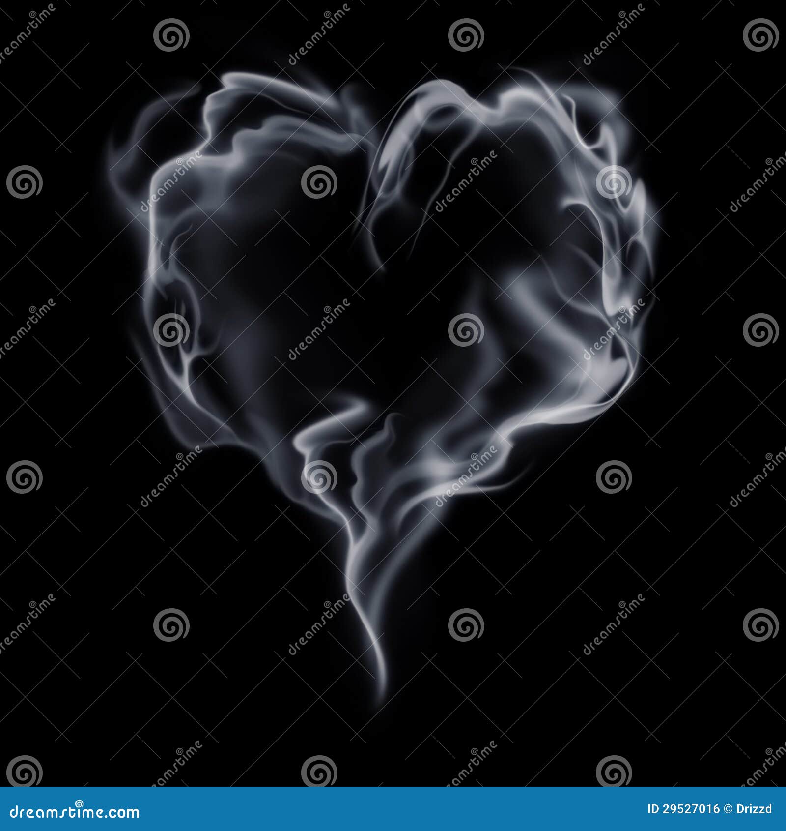 Corazón que fuma stock de ilustración. Ilustración de romance - 29527016