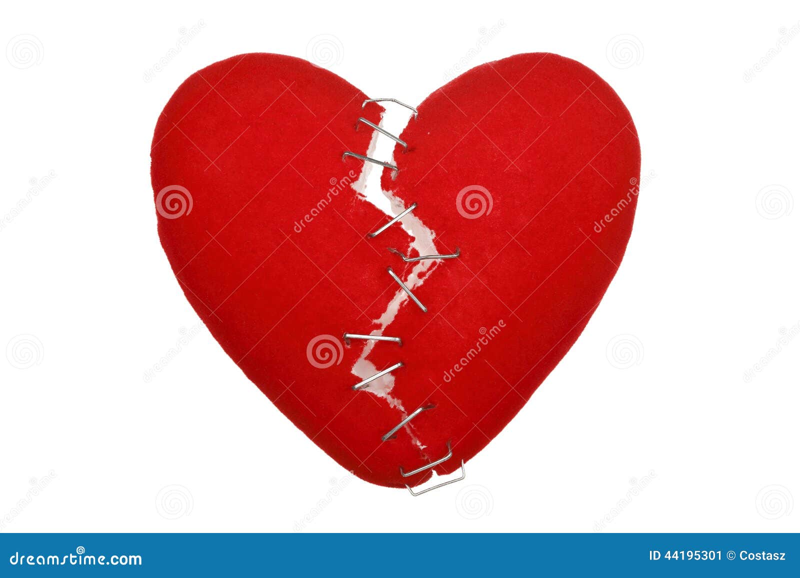 Corazón quebrado imagen de archivo. Imagen de pedazos - 44195301