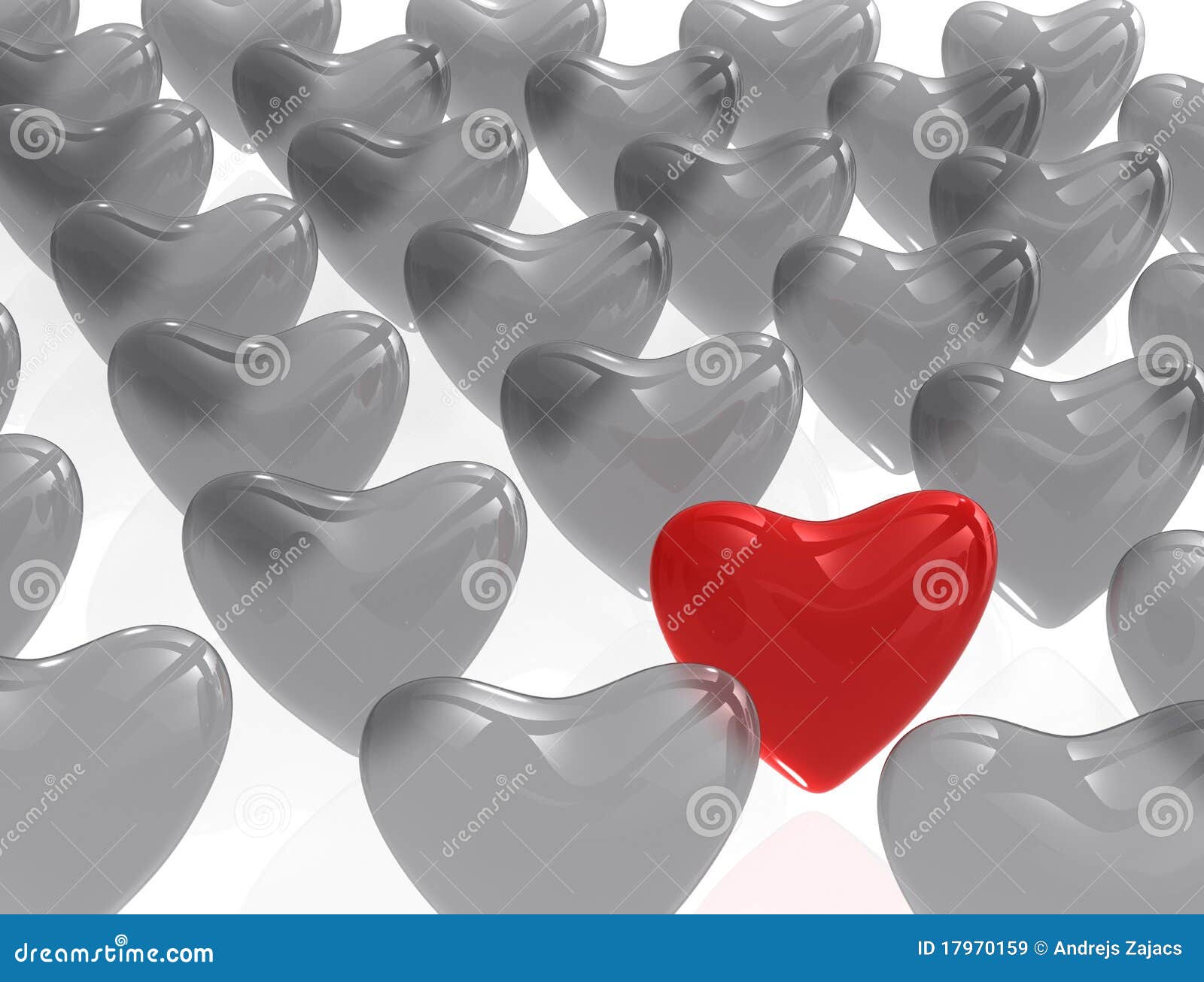 Corazón rojo determinado stock de ilustración. Ilustración de amor ...