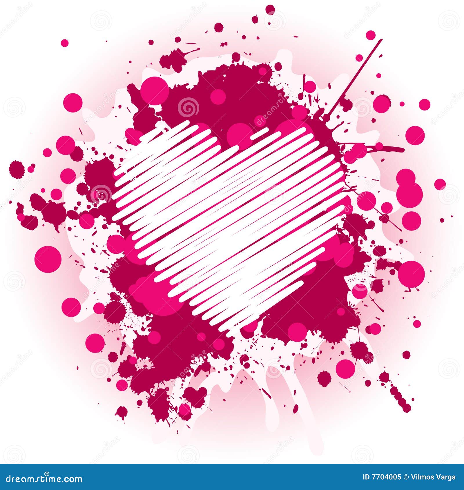 Corazón rosado sucio ilustración del vector. Ilustración de fondo - 7704005