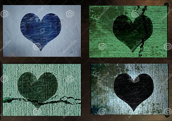 Corazón sucio stock de ilustración. Ilustración de tarjeta - 5657932