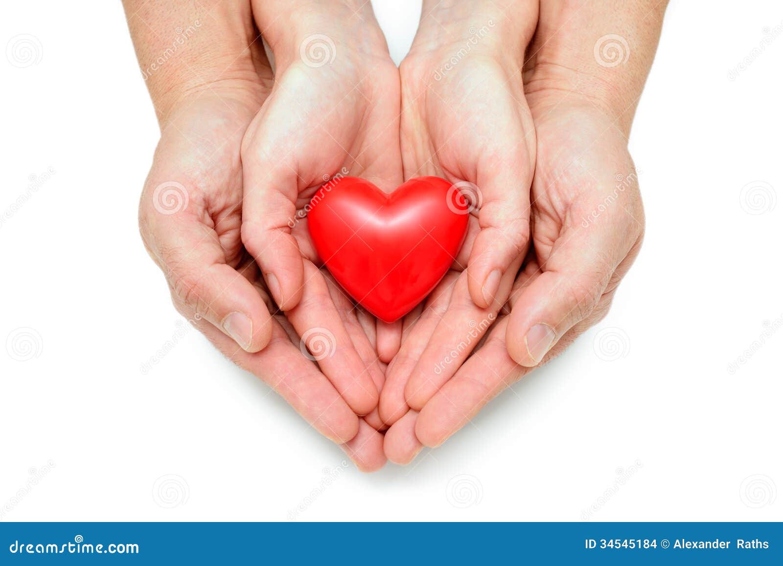 Corazón En Las Manos Humanas Imagenes de archivo - Imagen: 34545184