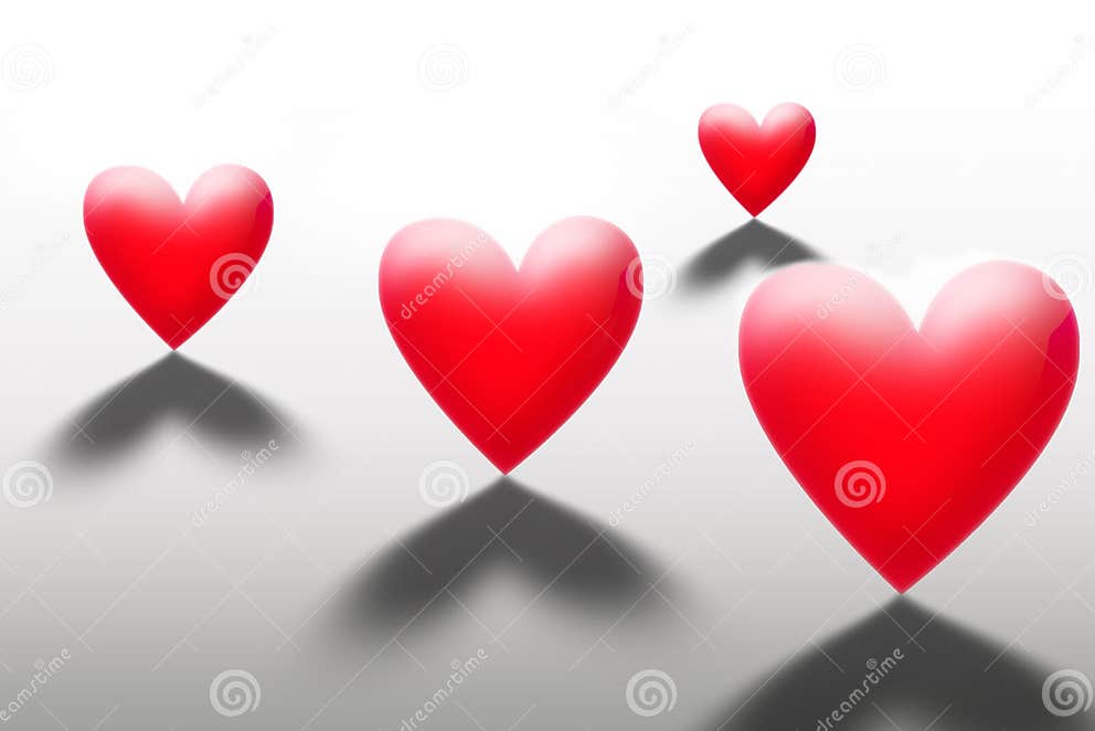 Corazones stock de ilustración. Ilustración de amors, digital - 386899