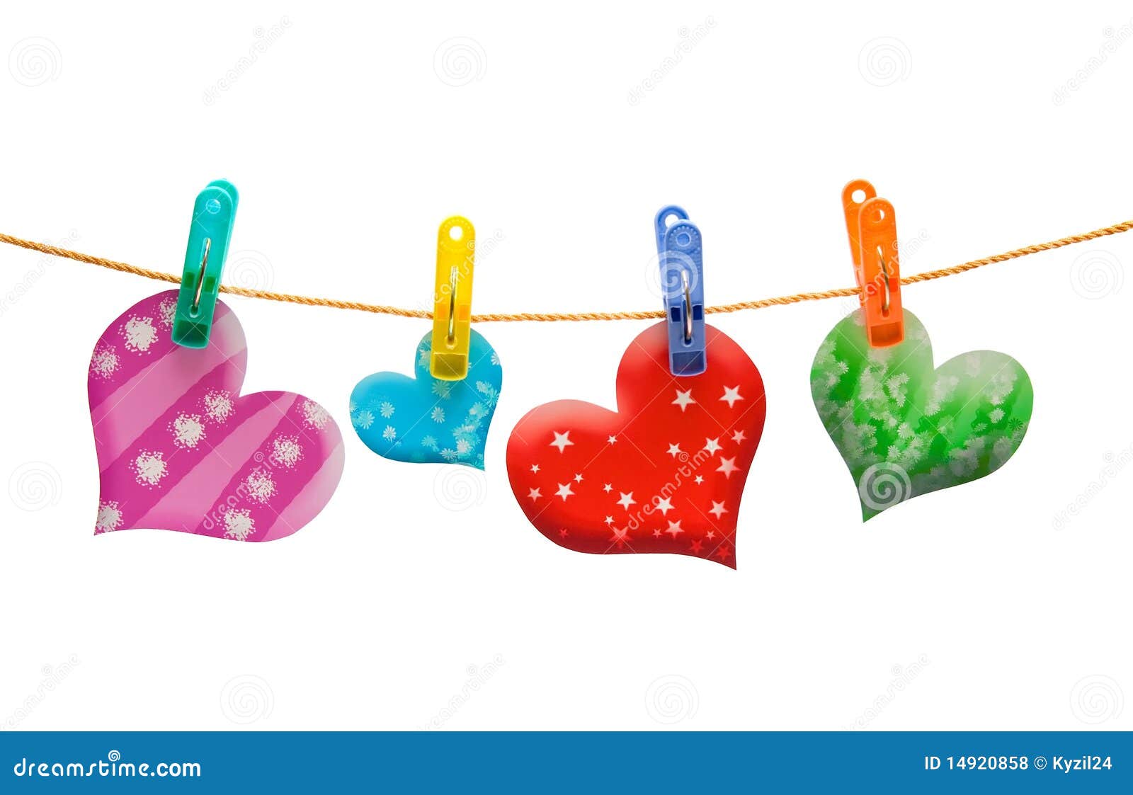 Corazones coloridos foto de archivo. Imagen de colorido - 14920858