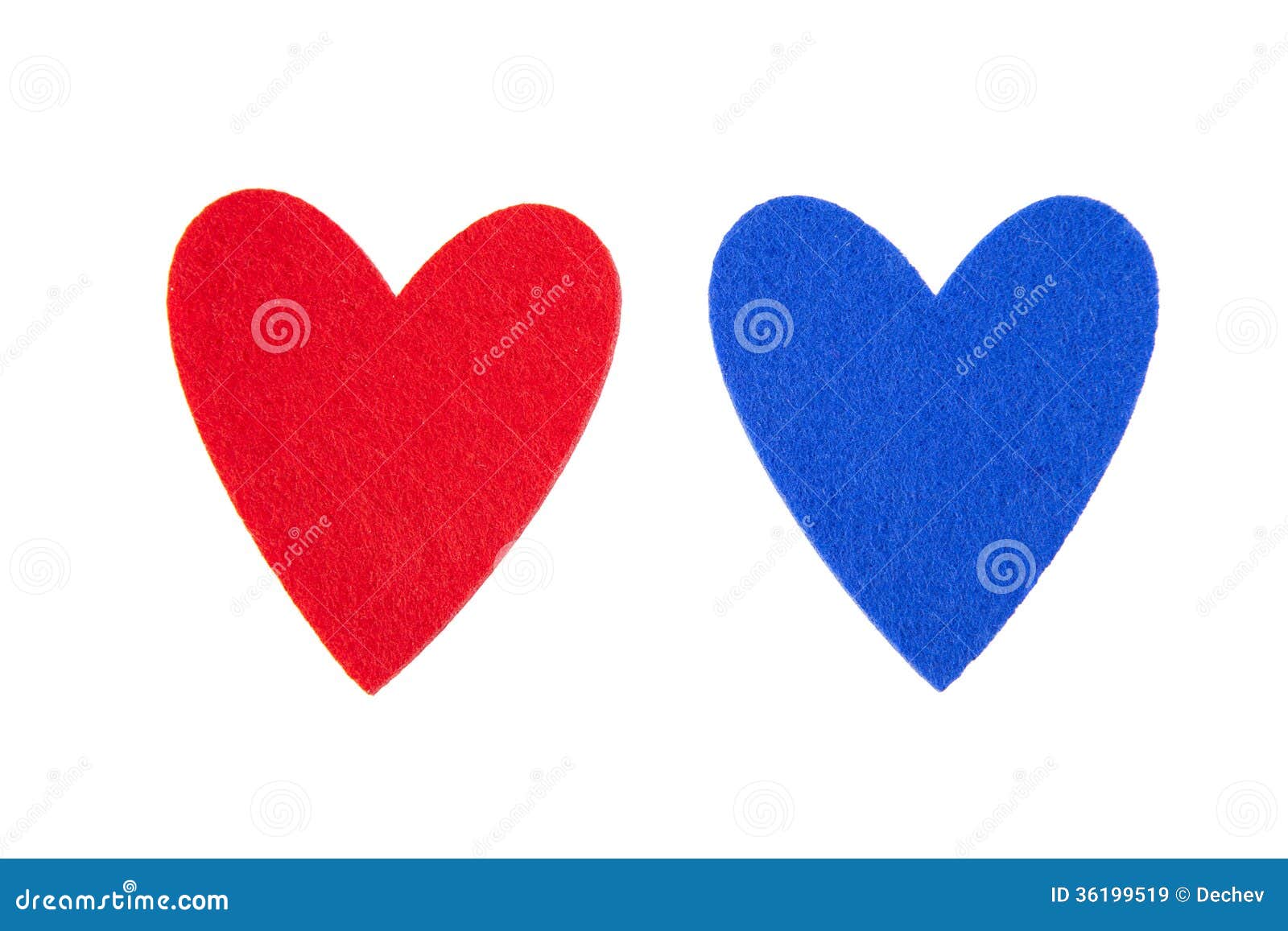 Corazones rojos y azules imagen de archivo. Imagen de fondo - 36199519