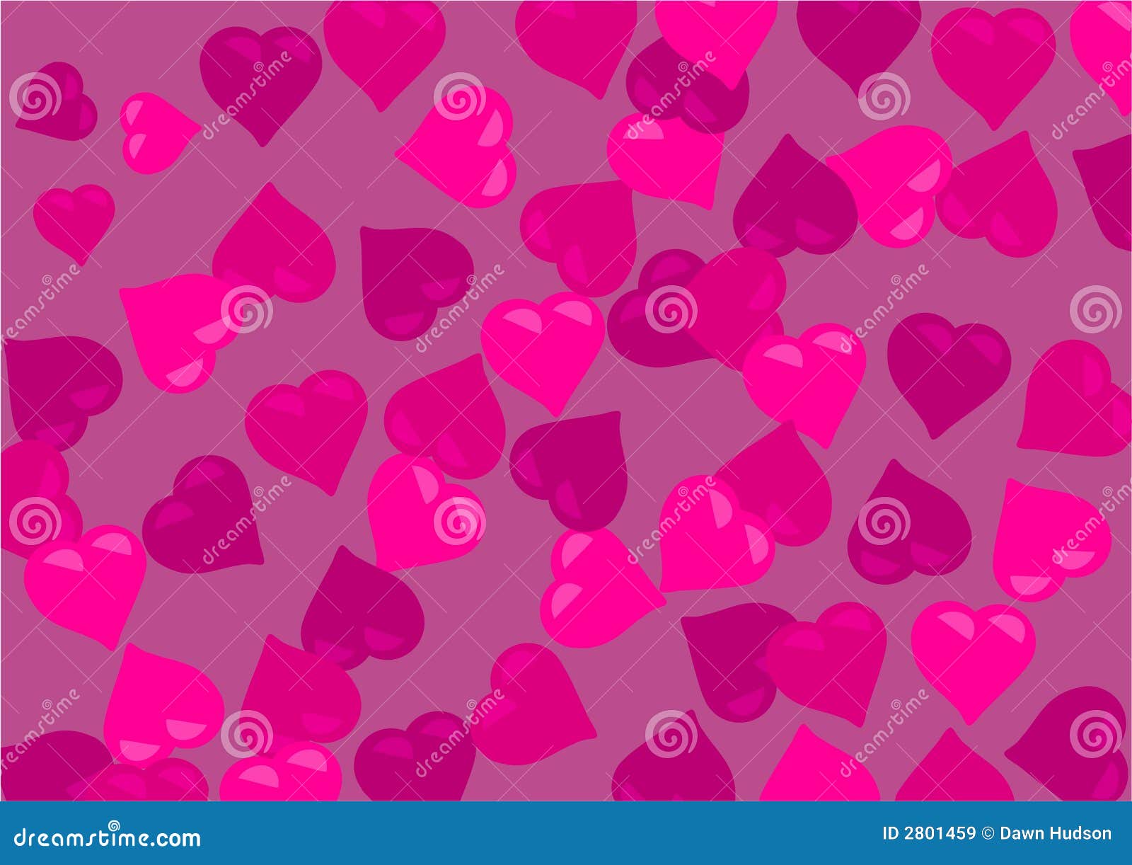 Corazones rosados stock de ilustración. Ilustración de valentinas - 2801459