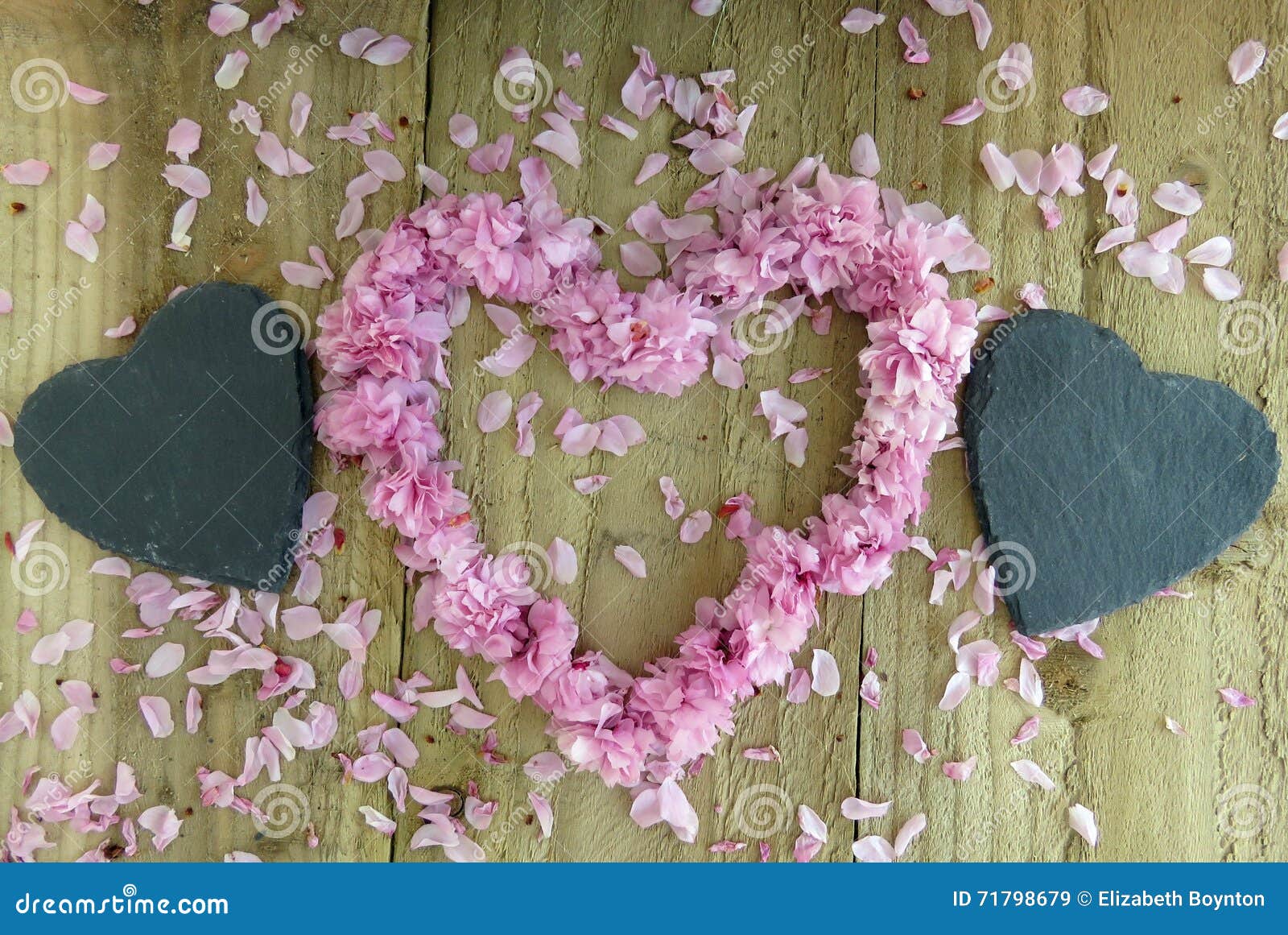 Corazones y flor imagen de archivo. Imagen de rosa, hermoso - 71798679