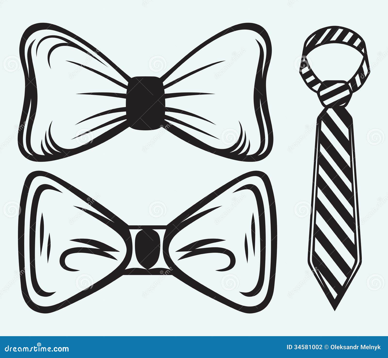 Corbata de lazo ilustración del vector. Ilustración de fondo - 34581002