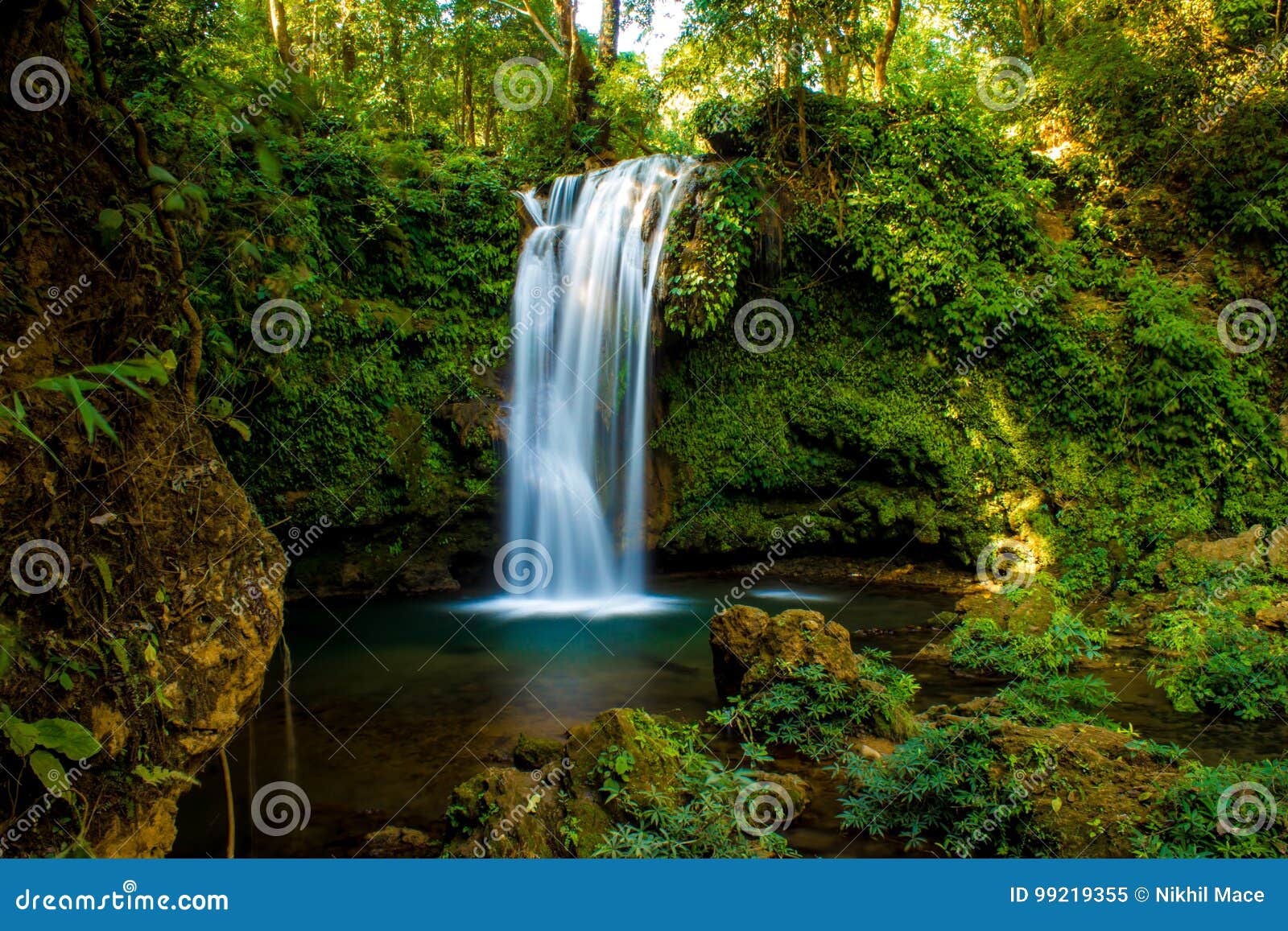 Waterfall Nature Landscape stock image. Image of flows - 99219355