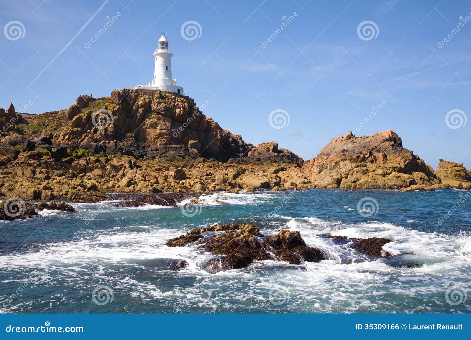 Corbiere Lighthouse in c stock photo. Image of coastal - 35309166