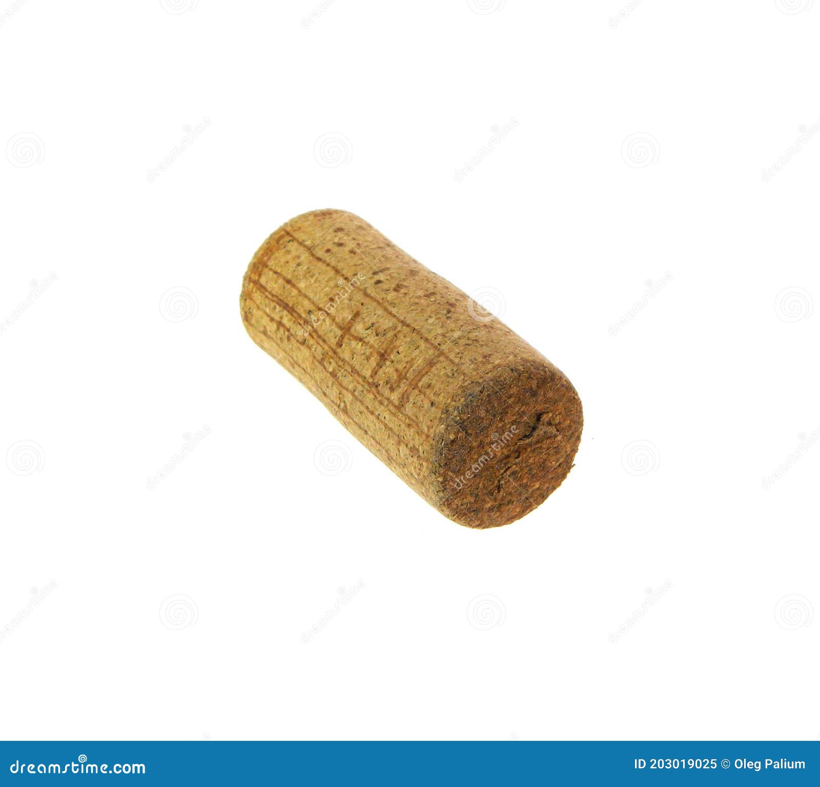 Corcho De Madera Aislado Sobre Fondo Blanco Imagen de archivo - Imagen ...