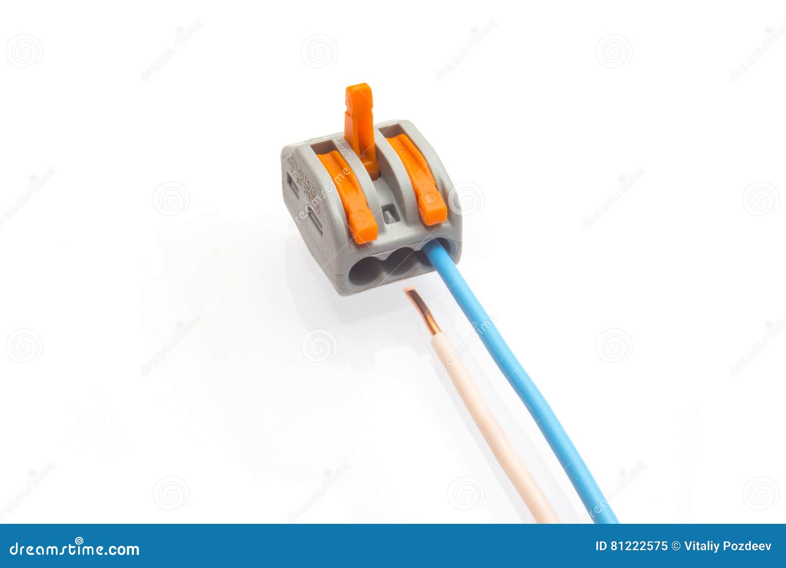 Cord-end Terminals Isolated. Stock Image - Image of copper, connector ...