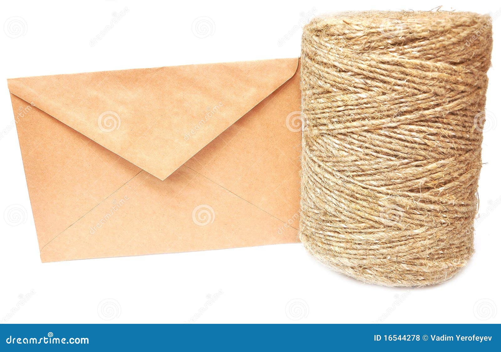 Cord and envelope stock photo. Image of lace, post, clew - 16544278