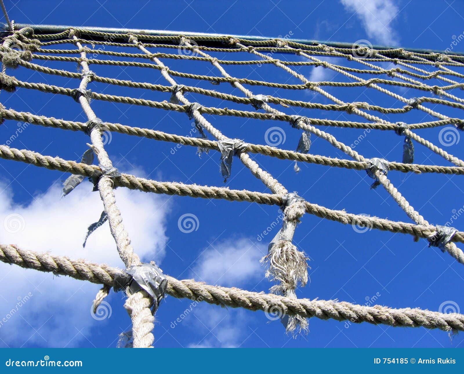 Cord ladder mesh stock image. Image of pole, clear, balance - 754185