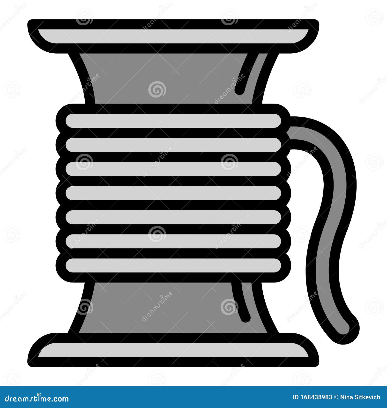 Cord Wire Coil Icon, Outline Style Stock Vector - Illustration of ... Cord Wire Coil Icon, Outline Style Stock Vector - Illustration of ...