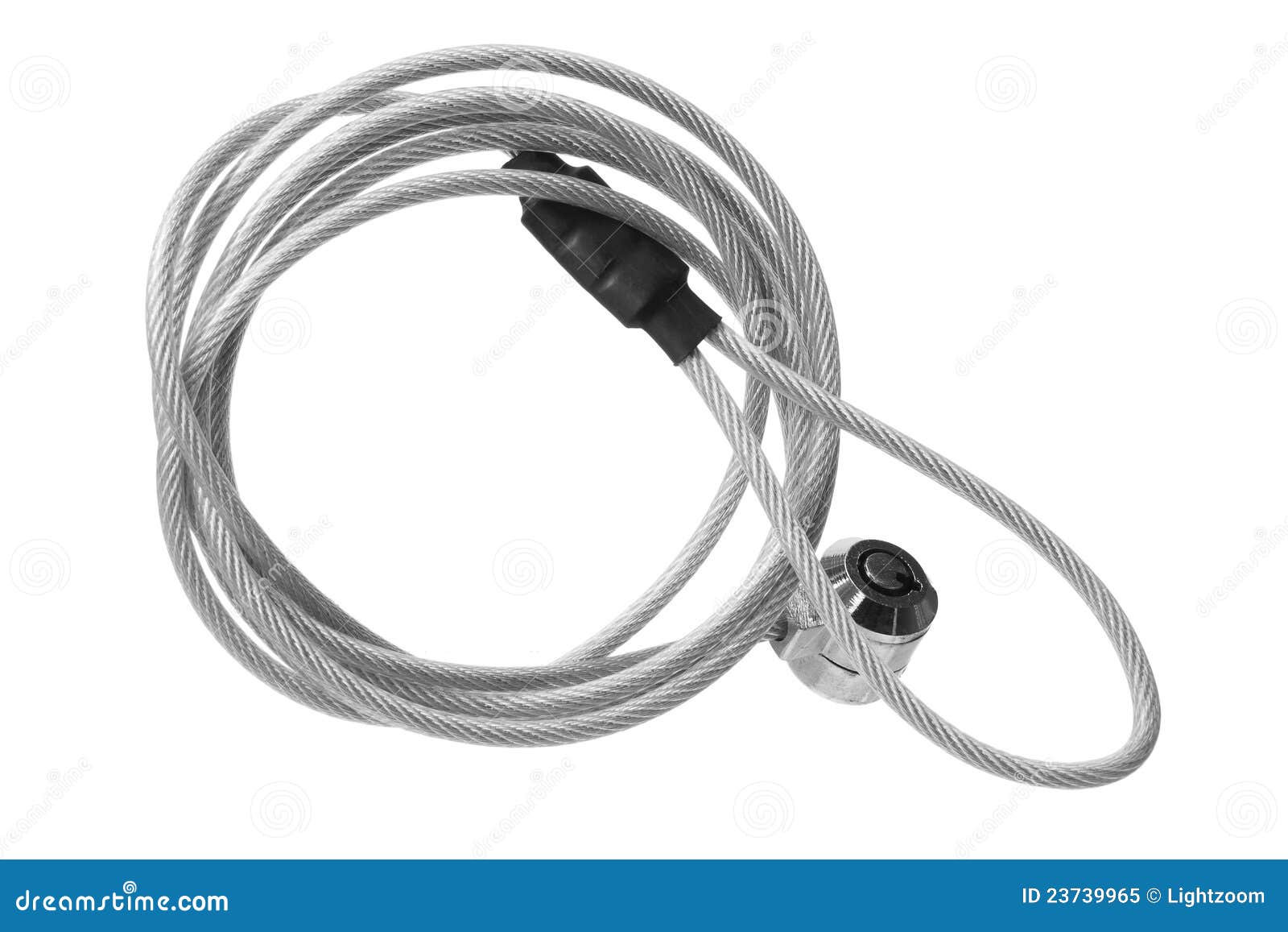 Corda d'acciaio immagine stock. Immagine di sicurezza - 23739965