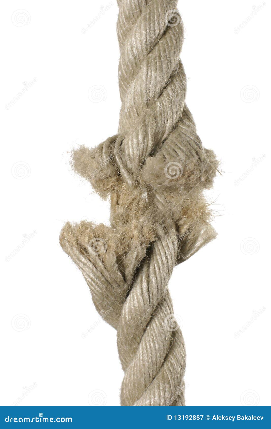 Corda quebrada imagem de stock. Imagem de perigoso, arriscado - 13192887