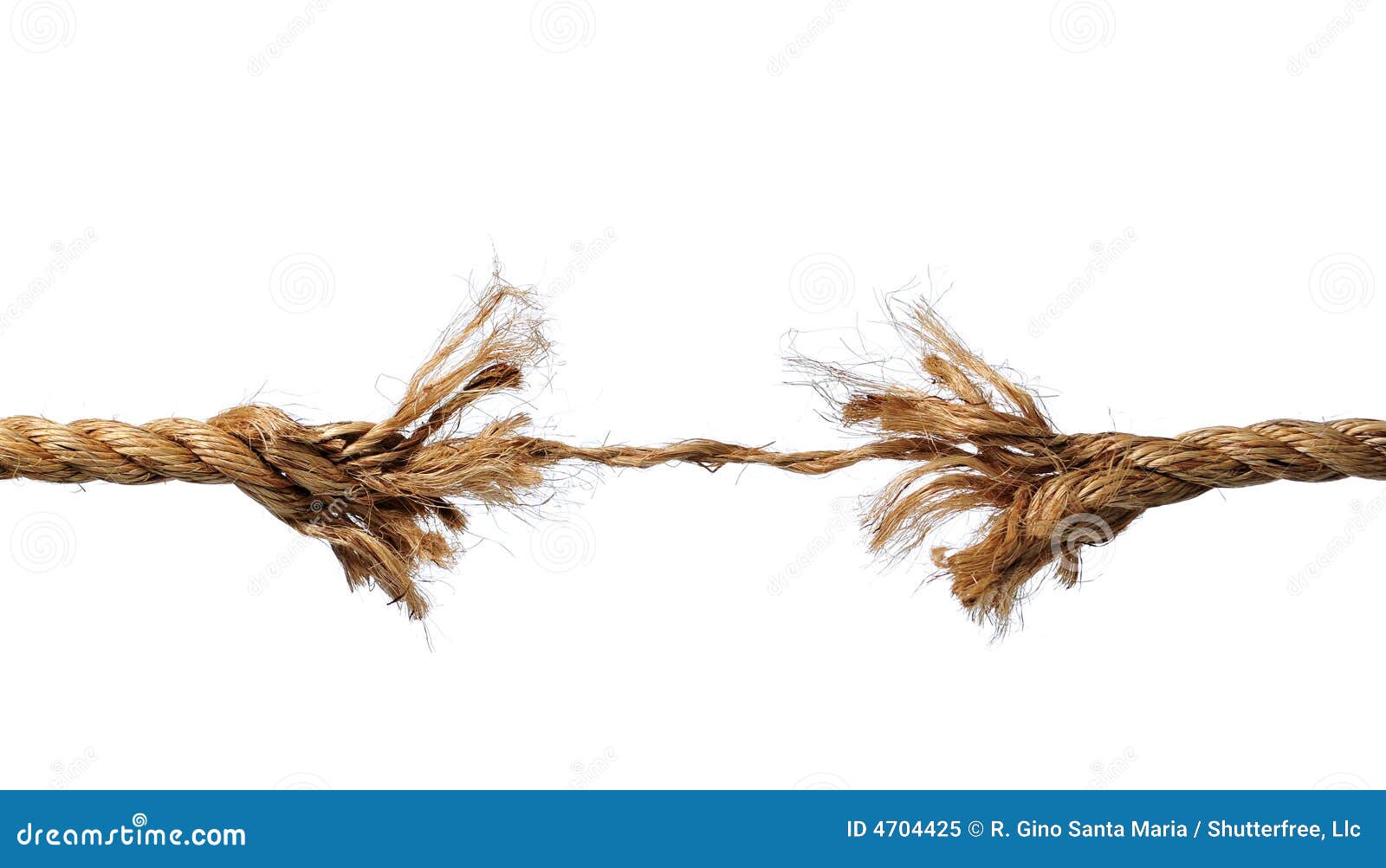 Corde Effilochée Environ à Casser Image stock - Image du divisez ...