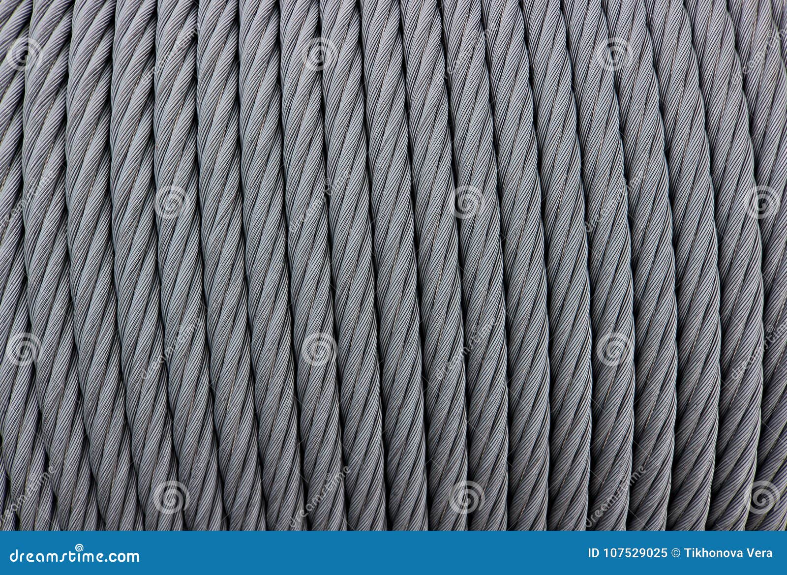 Corde Industrielle De Fil D'acier De Bobine De Texture Image stock ...