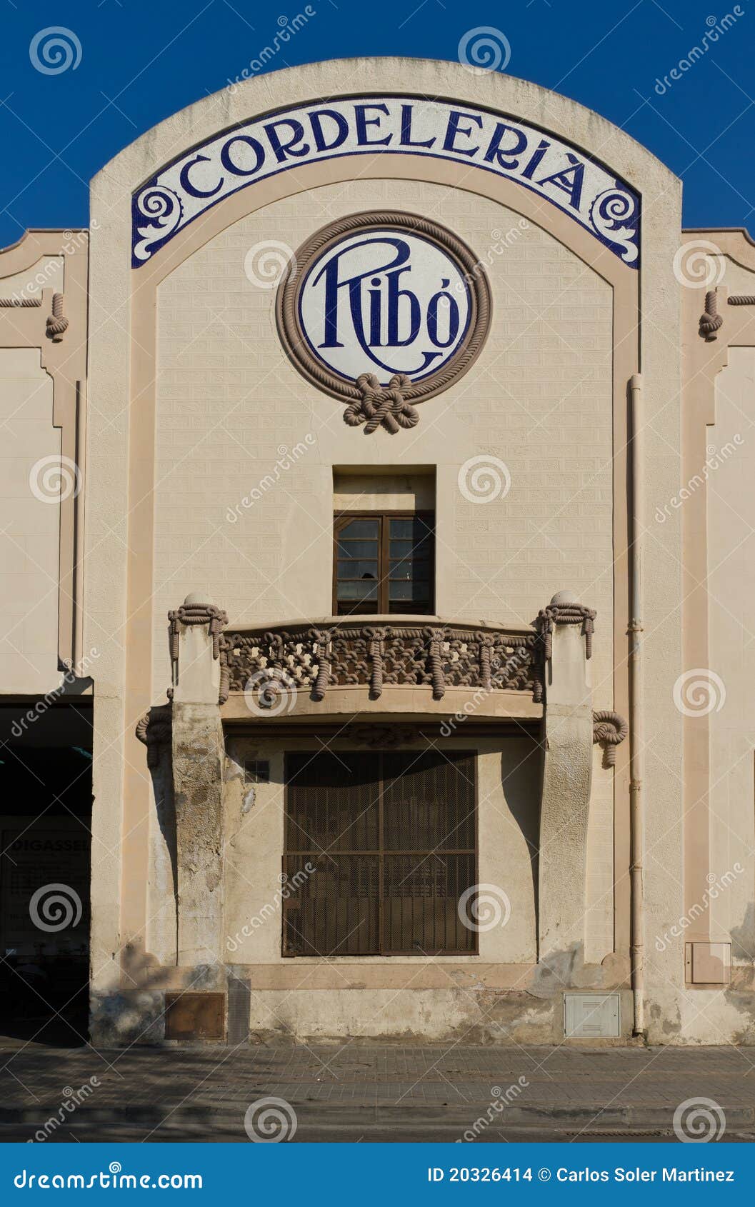 Cordeleria Ribo stock photo. Image of barcelona, mica - 20326414