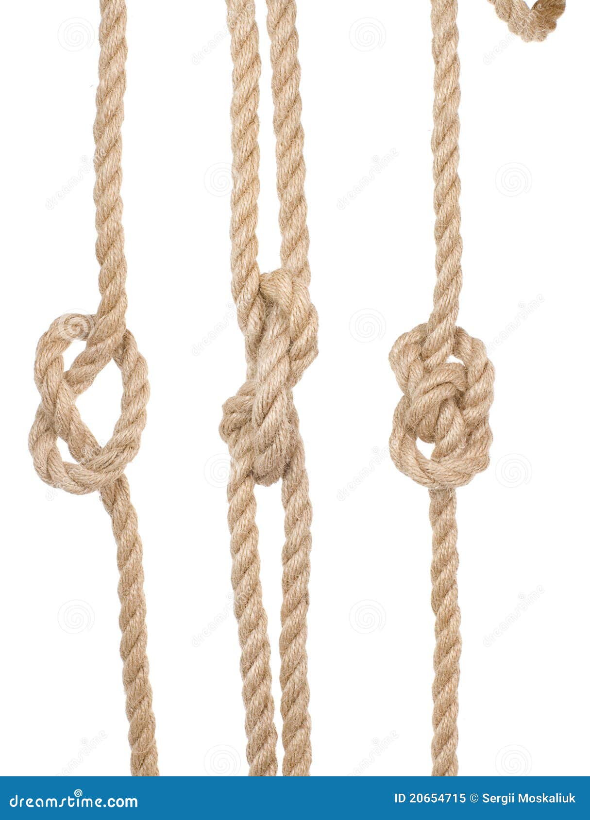 Cordes De Bateau Avec Un Noeud Image stock - Image du fond, normal ...