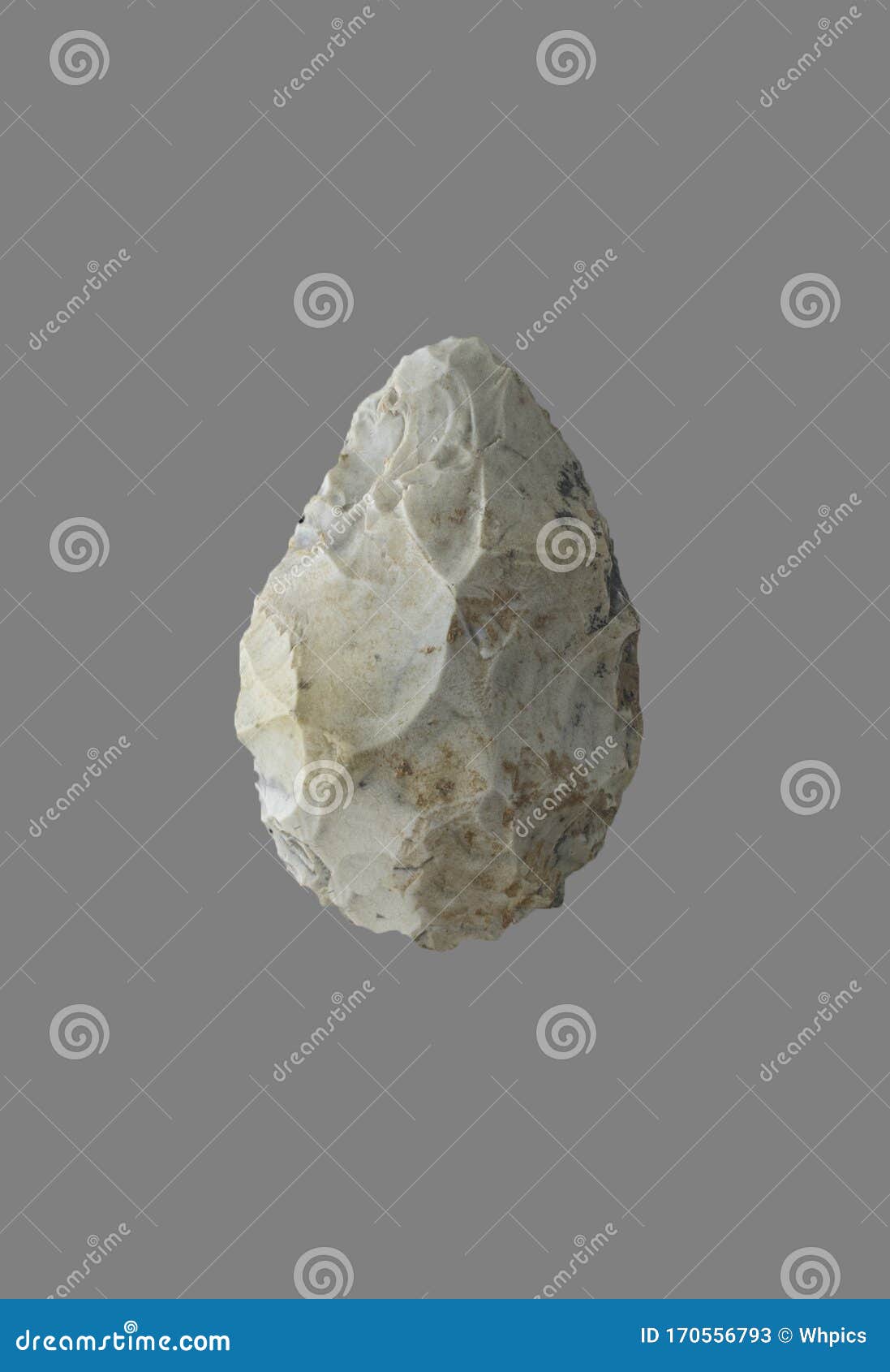 Cordiform Biface from Middle Palaeolithic Era Stock Image - Image of ...