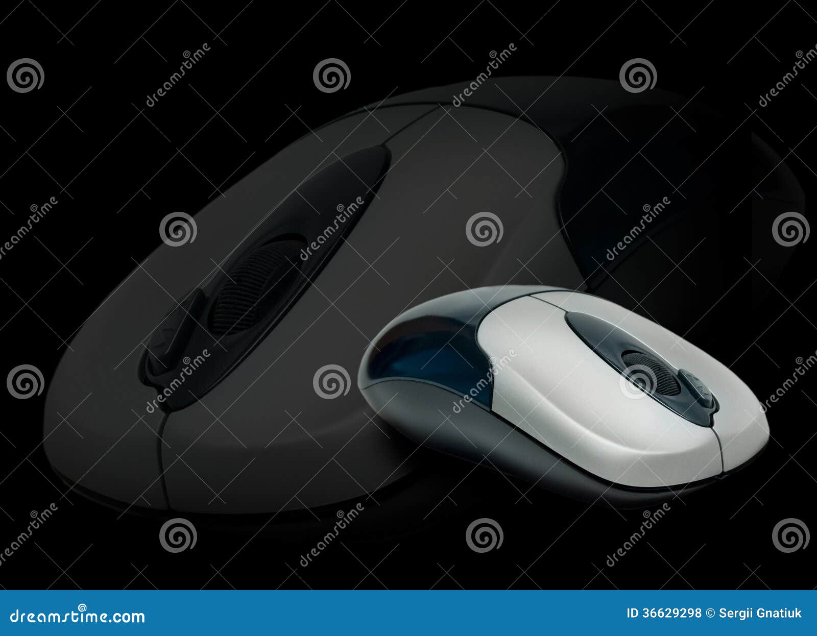Cordless Computer Mouse Overlay Stock Illustration - Illustration of ...