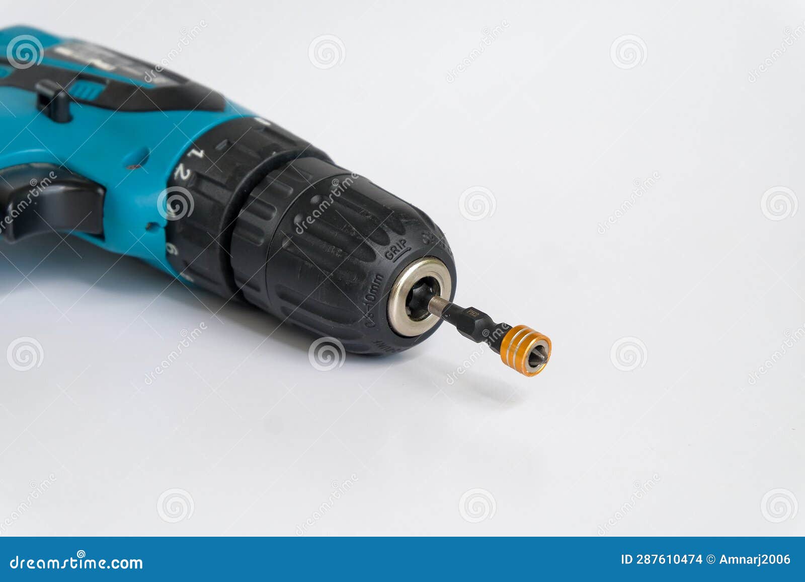 Cordless Drill with Drill Bit,clipping Stock Photo - Image of power ...