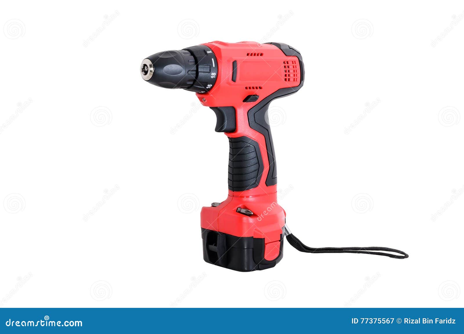 Cordless drill machine stock image. Image of isolated - 77375567