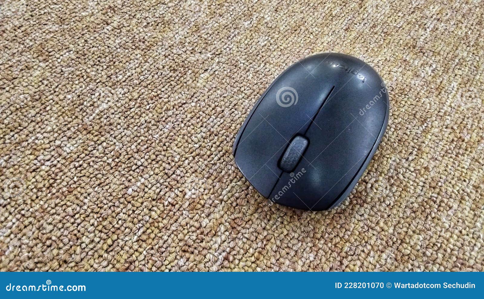 Cordless Mouse for More Comfortable Work Stock Photo - Image of font ...