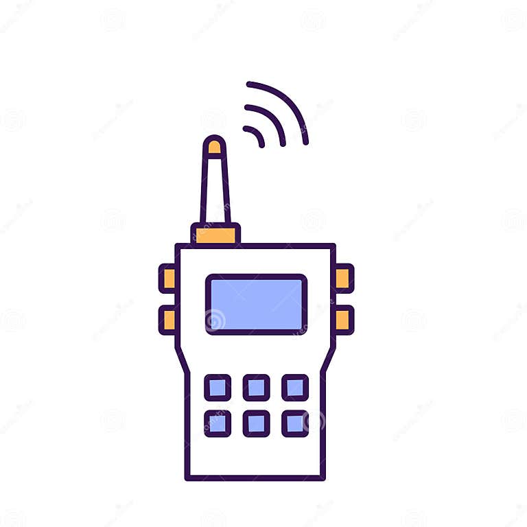 Cordless Phone Vector Icon Easily Modify. Stock Vector - Illustration ...