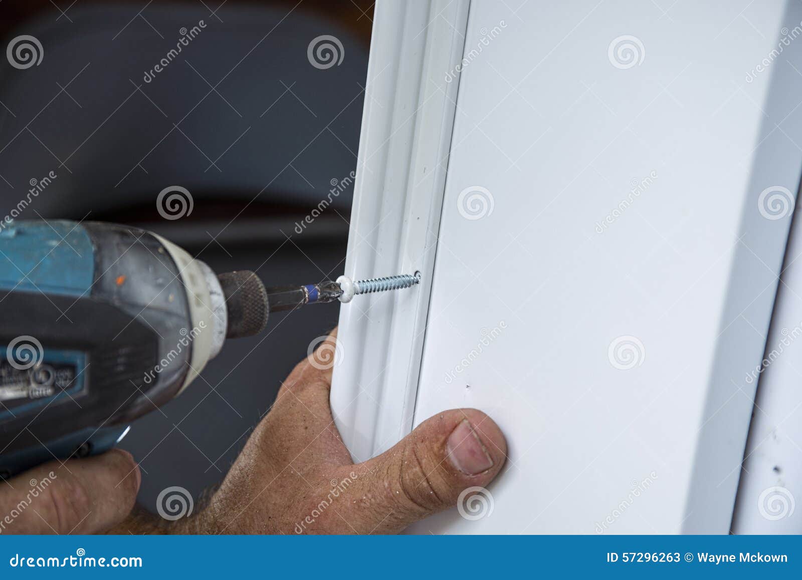Cordless screwdriver stock image. Image of circular, industry - 57296263