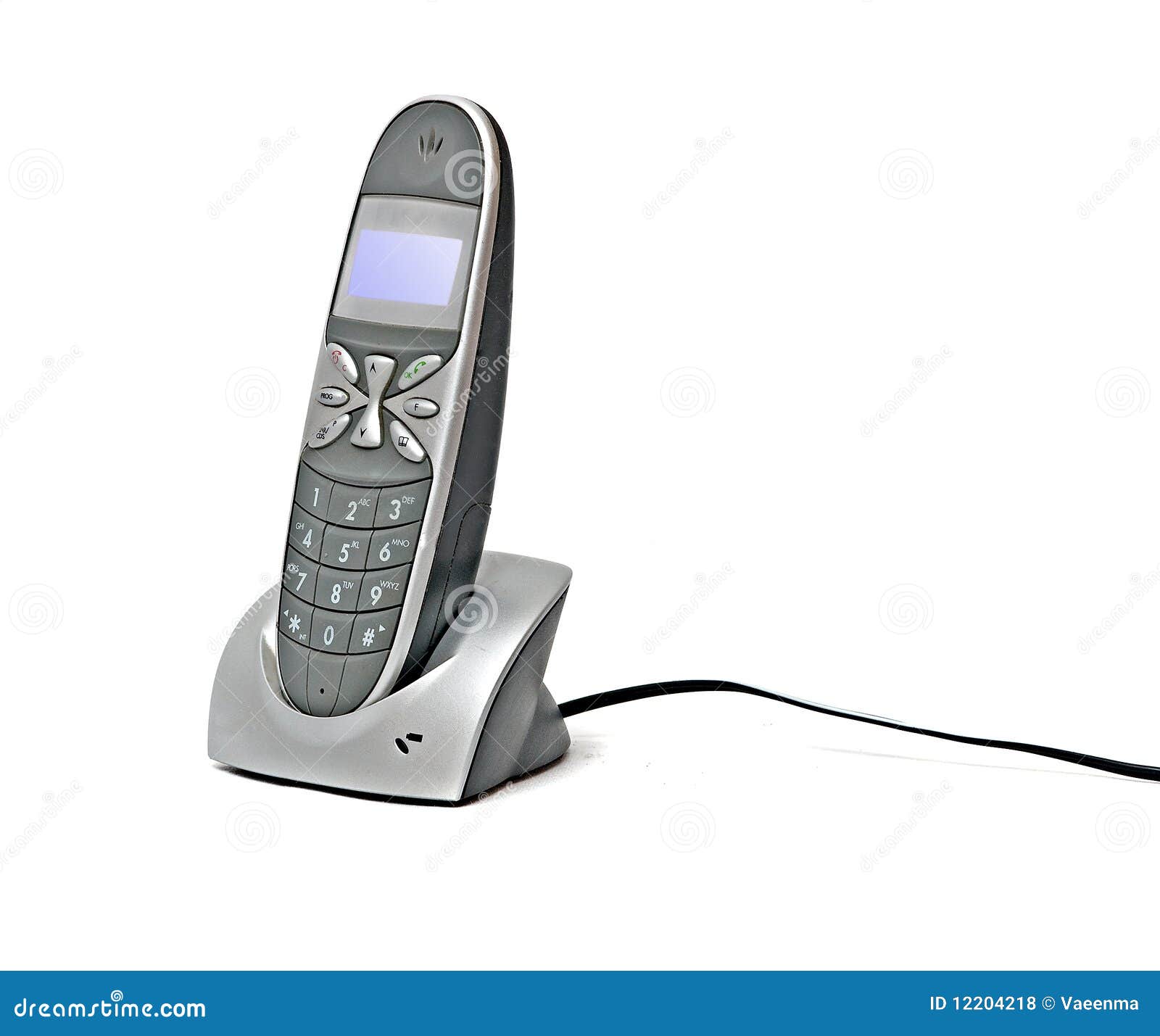 Cordless telephone stock photo. Image of closeup, electronics - 12204218