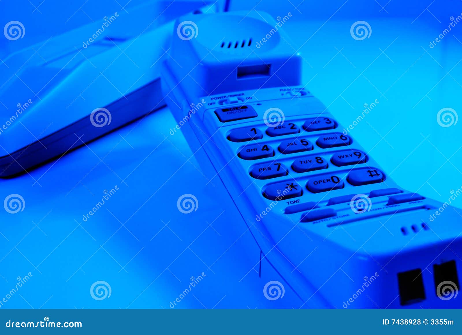 Cordless telephone stock photo. Image of technology, mobile - 7438928